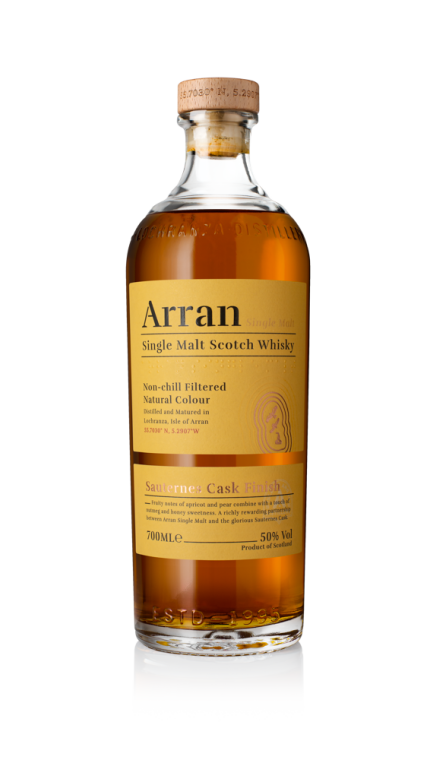 Arran Malt Distillery Sauternes Cask Finish Single Malt Scotch Whisky – Artisan W&S