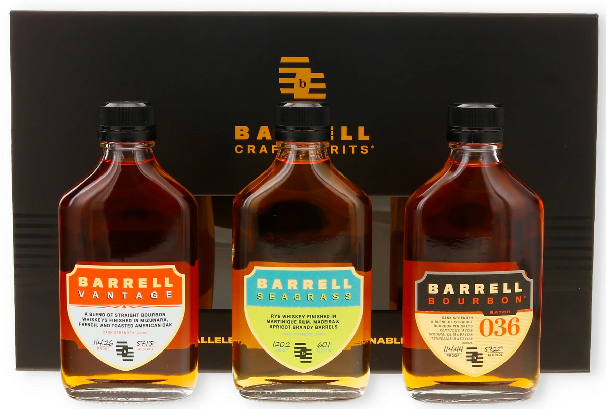 Barrell Whiskey Gift Box - Batch 036/Seagrass/Vantage Whiskey (3x200 m ...