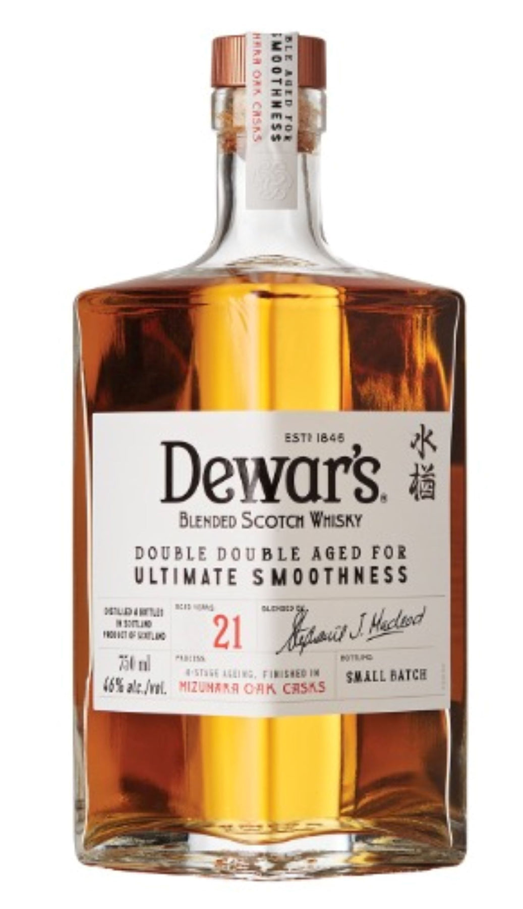 Dewar's Double Double 21 Year Old Mizunara Cask Blended Scotch Whisky ...